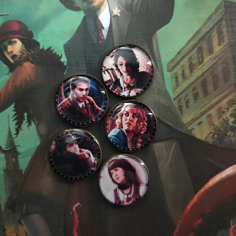 Investigator Token Arkham Horror LCG Part I - Etsy