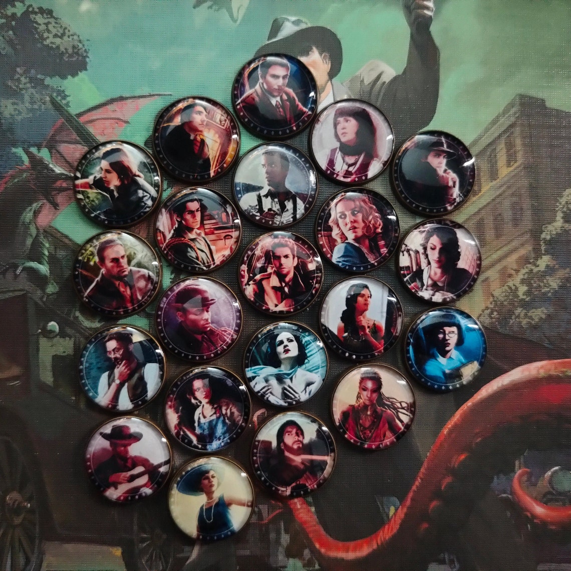 Investigator Token Arkham Horror LCG Part I - Etsy