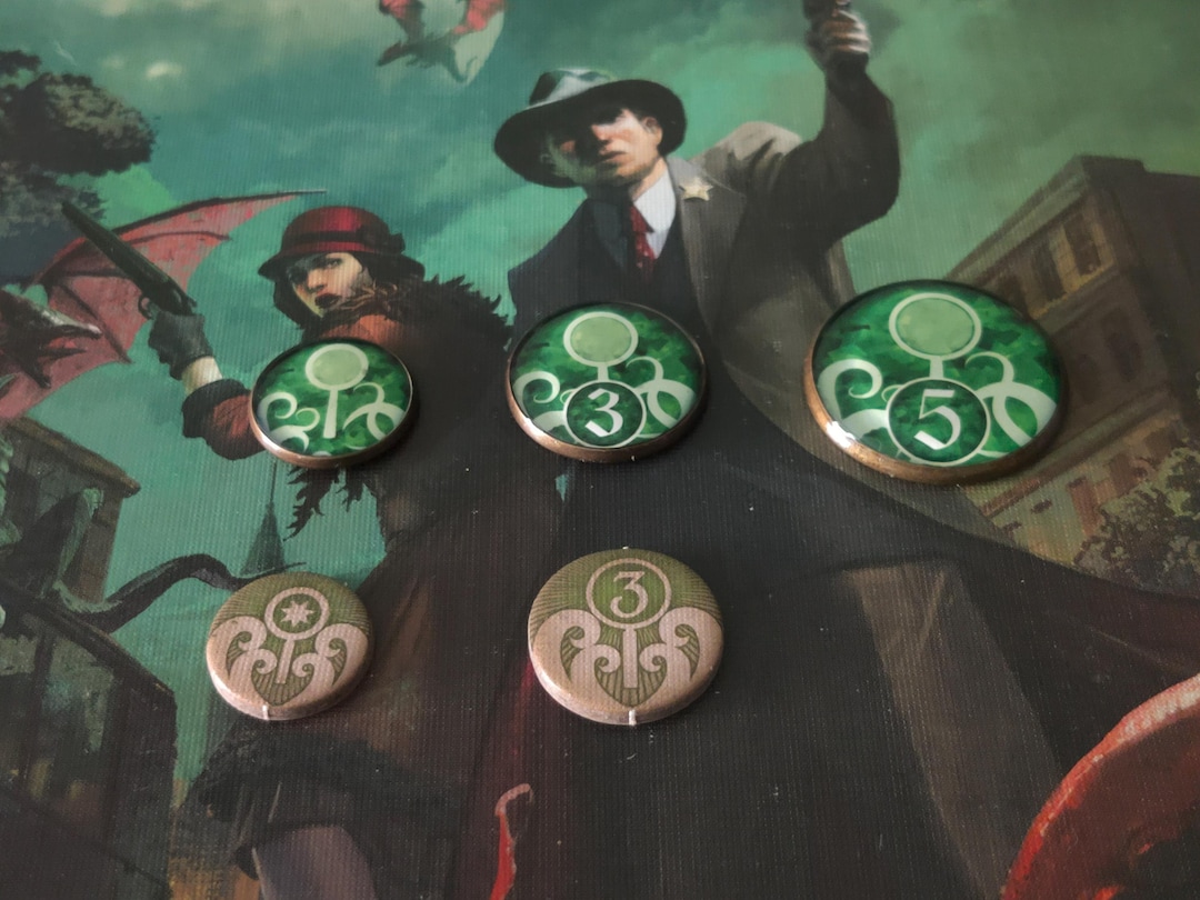 Clue Tokens Arkham Horror LCG - 16mm/20mm/25mm - Etsy