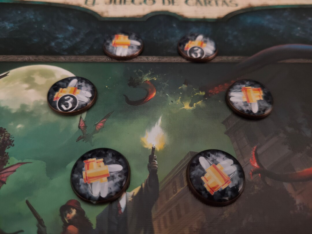 Bullets / Ammo Tokens Arkham Horror LCG - Etsy