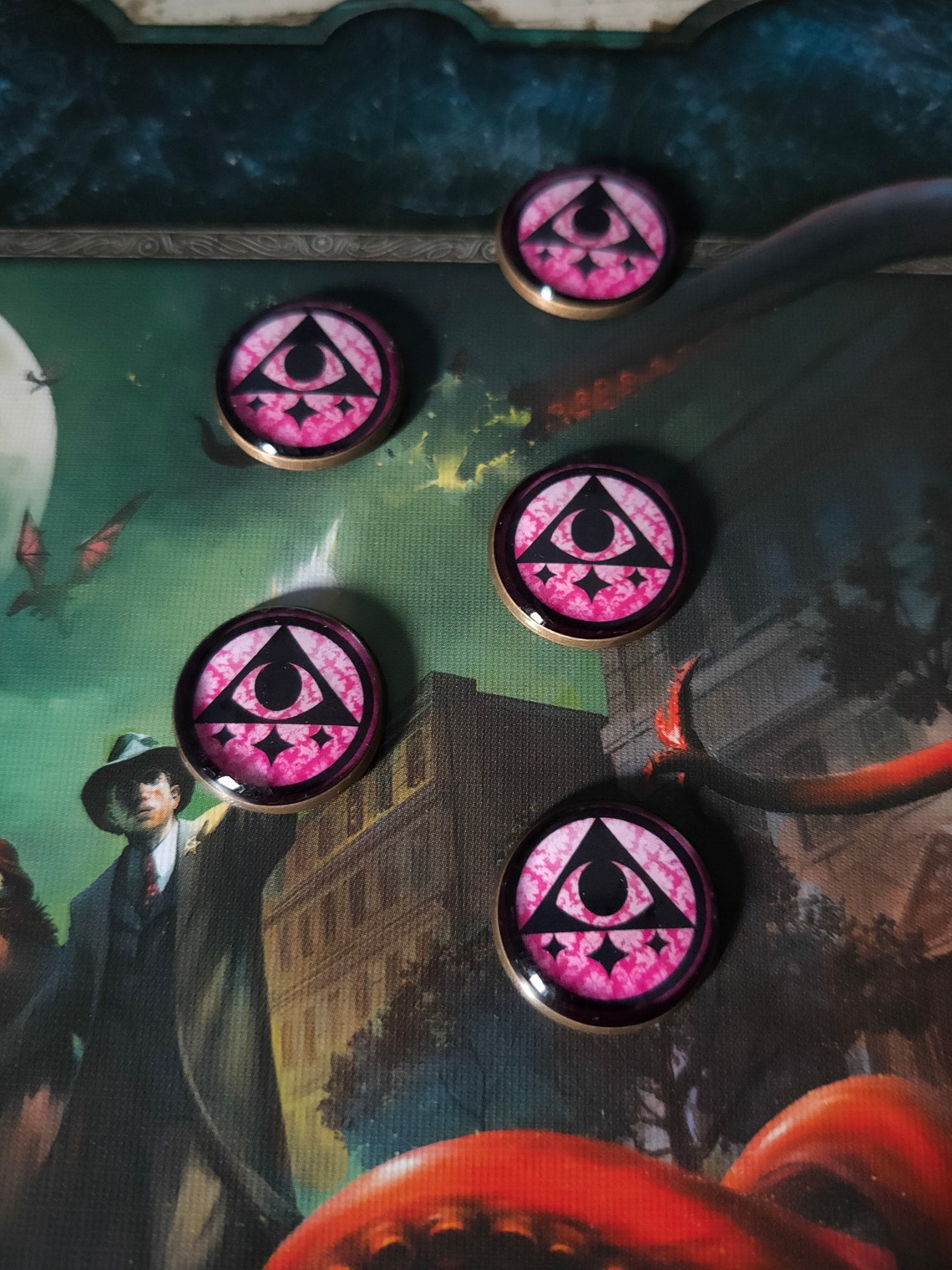 Mystic Tokens Arkham Horror LCG - Etsy UK