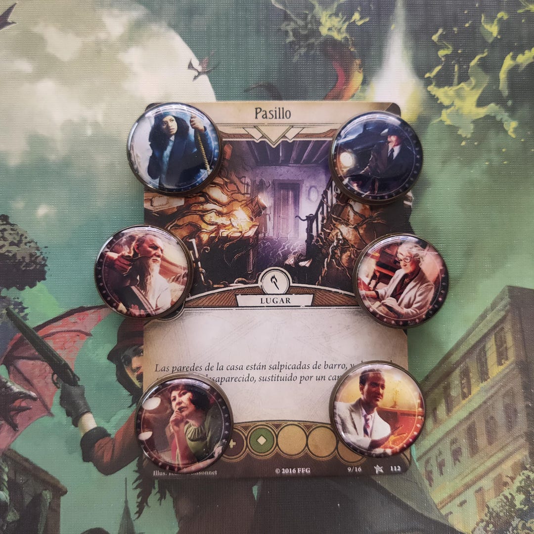 The Drowned City - Arkham Horror LCG - Dual Investigator Token - Etsy