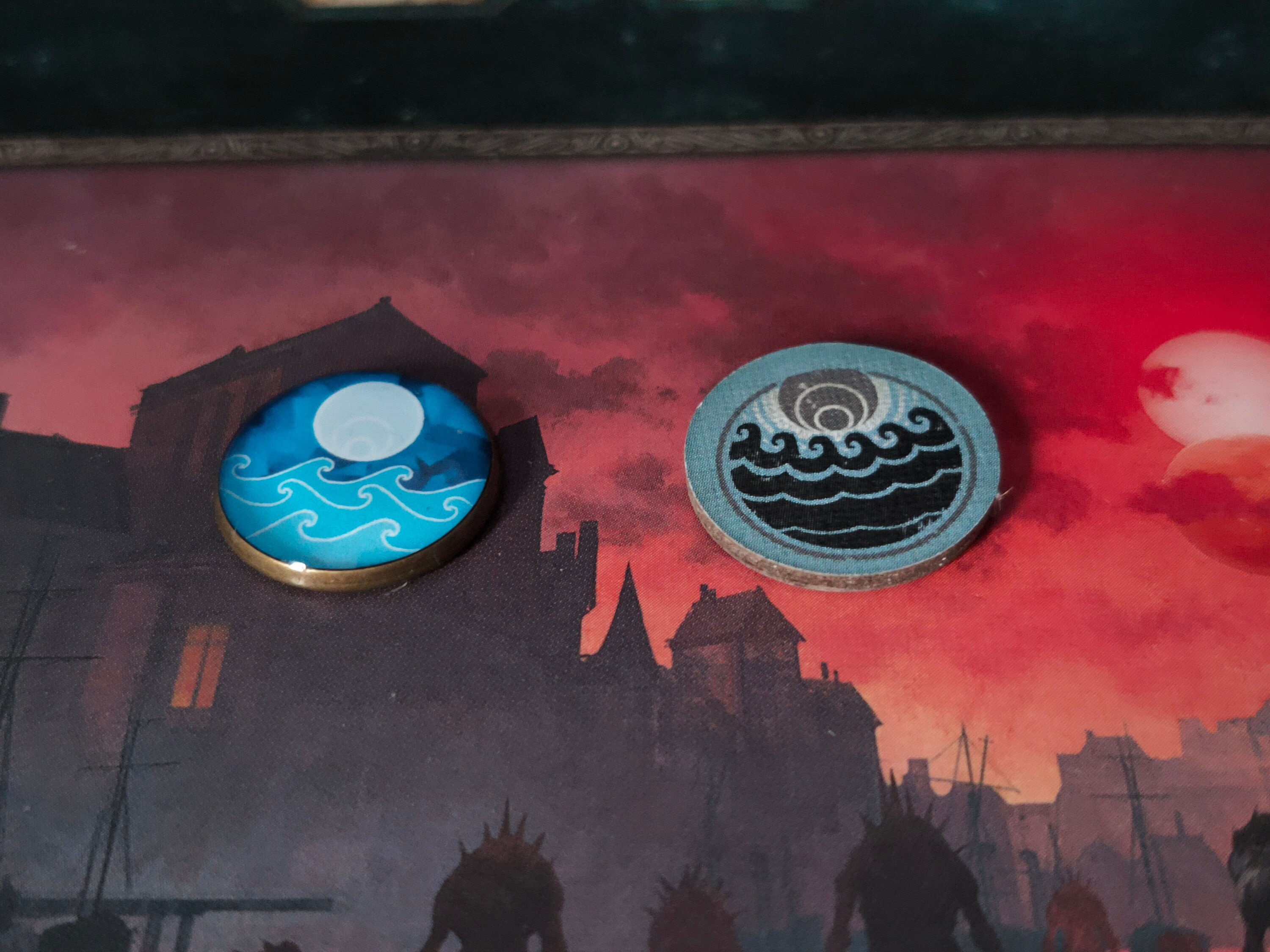 Flood Tokens Arkham Horror LCG the Innsmouth Conspiracy - Etsy