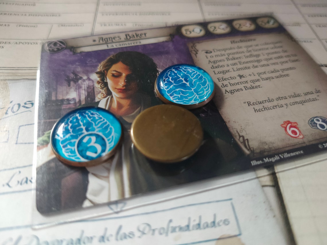 Sanity Tokens Arkham Horror LCG - Etsy UK