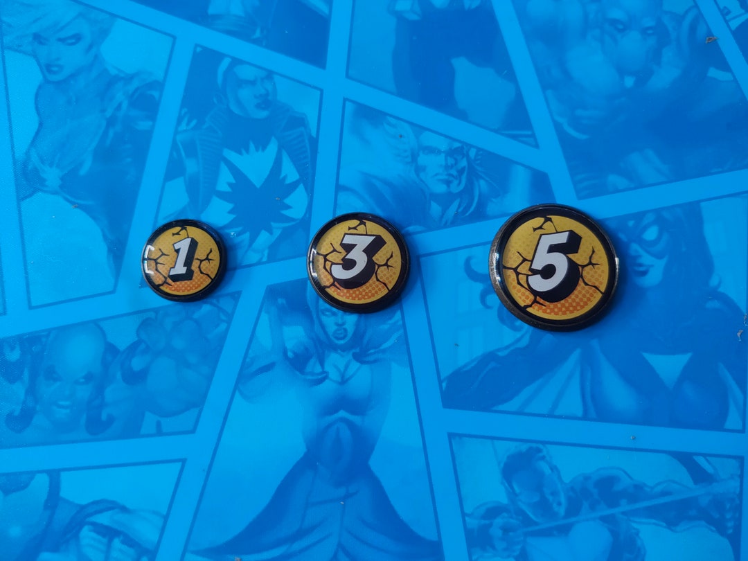 Marvel Champions LCG Threat Tokens 16mm/20mm/25mm - Etsy