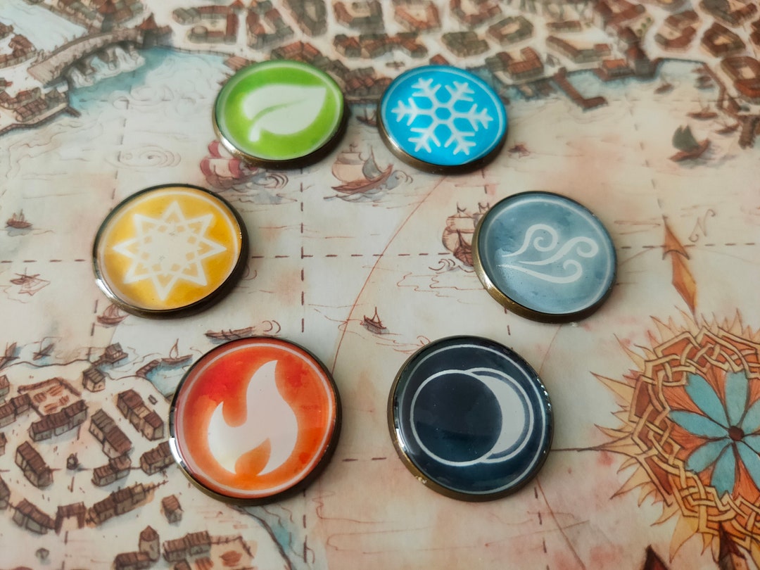Six Elements - Gloomhaven, Frosthaven and Jaws of the Lion - Etsy