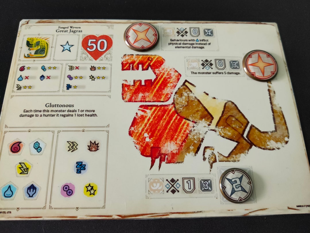 Monster Hunter World Break Tokens - Etsy