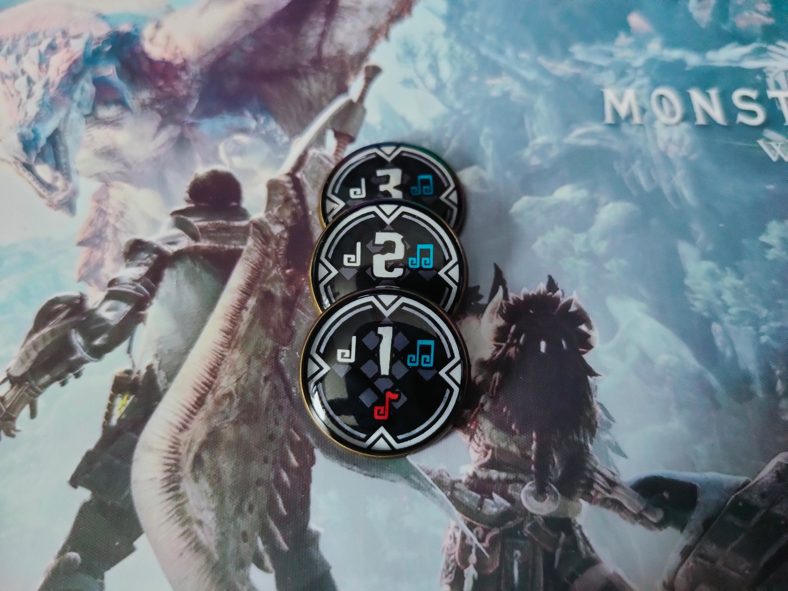 Monster Hunter World - Hunting Horn Notes - Track Token - Etsy