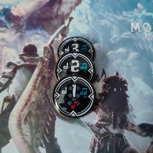 Monster Hunter World - Hunting Horn Notes - Track Token - Etsy