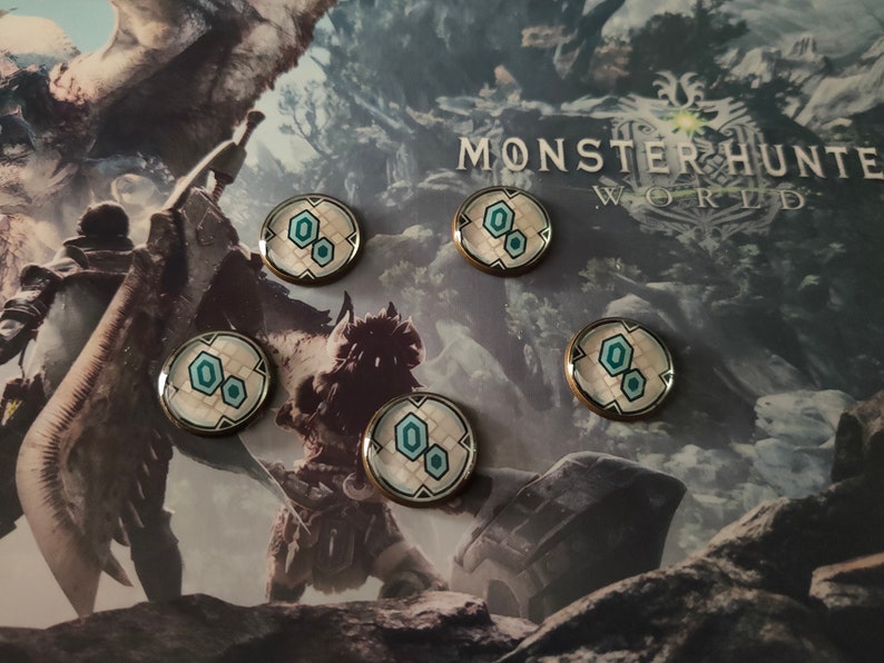 Monster Hunter World Elemental Damage Tokens - Etsy