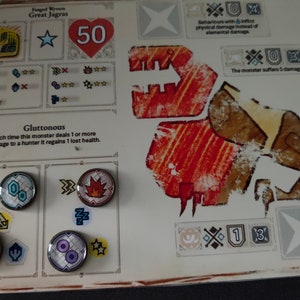 Monster Hunter World Elemental Damage Tokens - Etsy