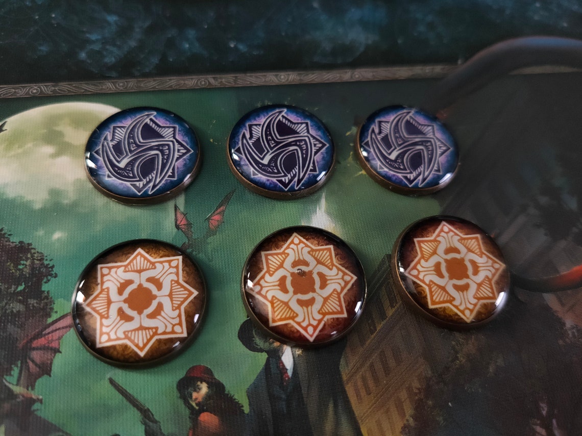 Chaos tokens Arkham Horror LCG Core & Innsmouth | Etsy