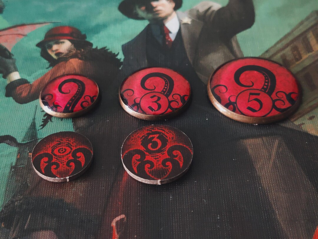Doom Tokens Arkham Horror LCG - 16mm/20mm/25mm - Etsy