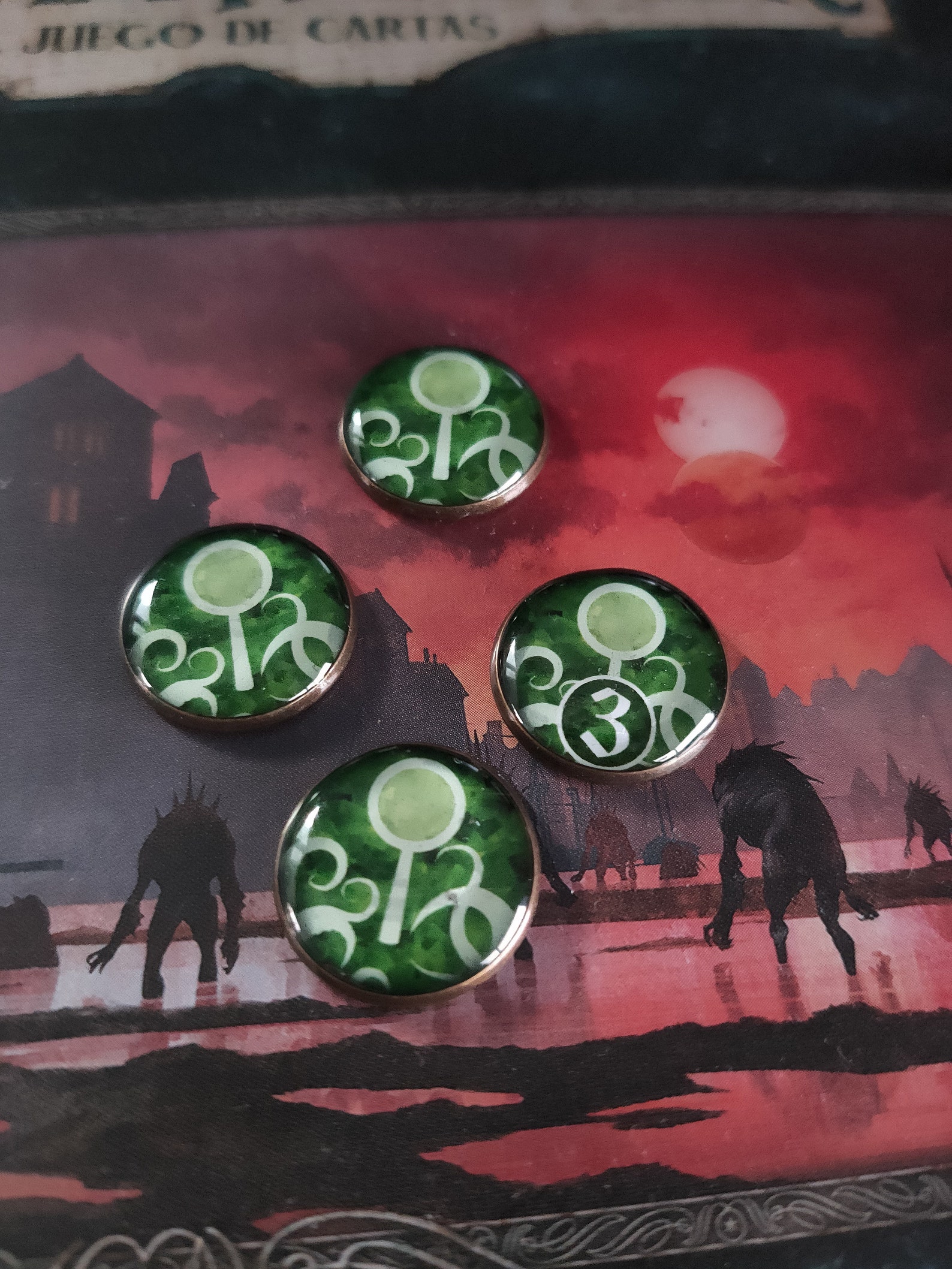 Clue Tokens Arkham Horror LCG - Etsy Australia