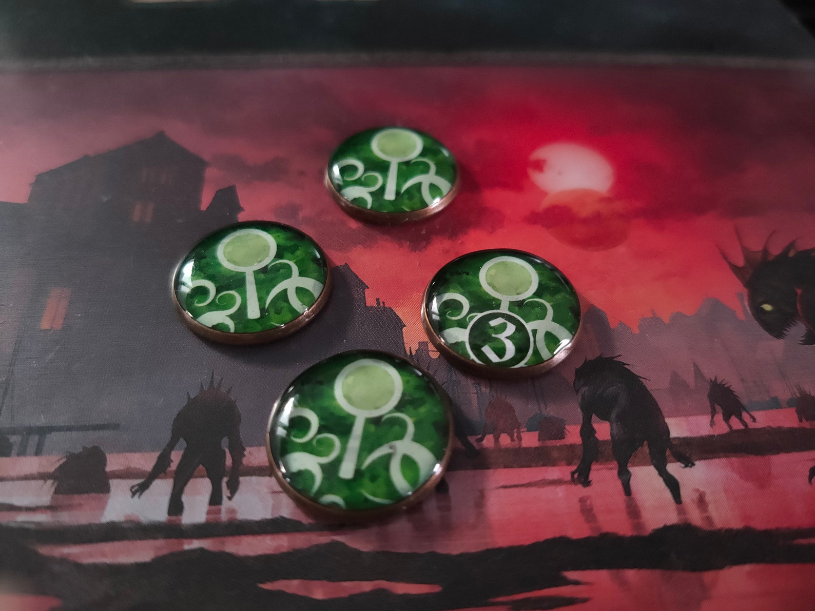 Clue Tokens Arkham Horror LCG - Etsy Australia