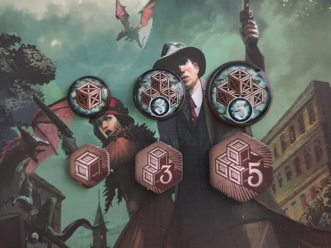 Resource Tokens Arkham Horror LCG - 16mm/20mm/25mm - Etsy
