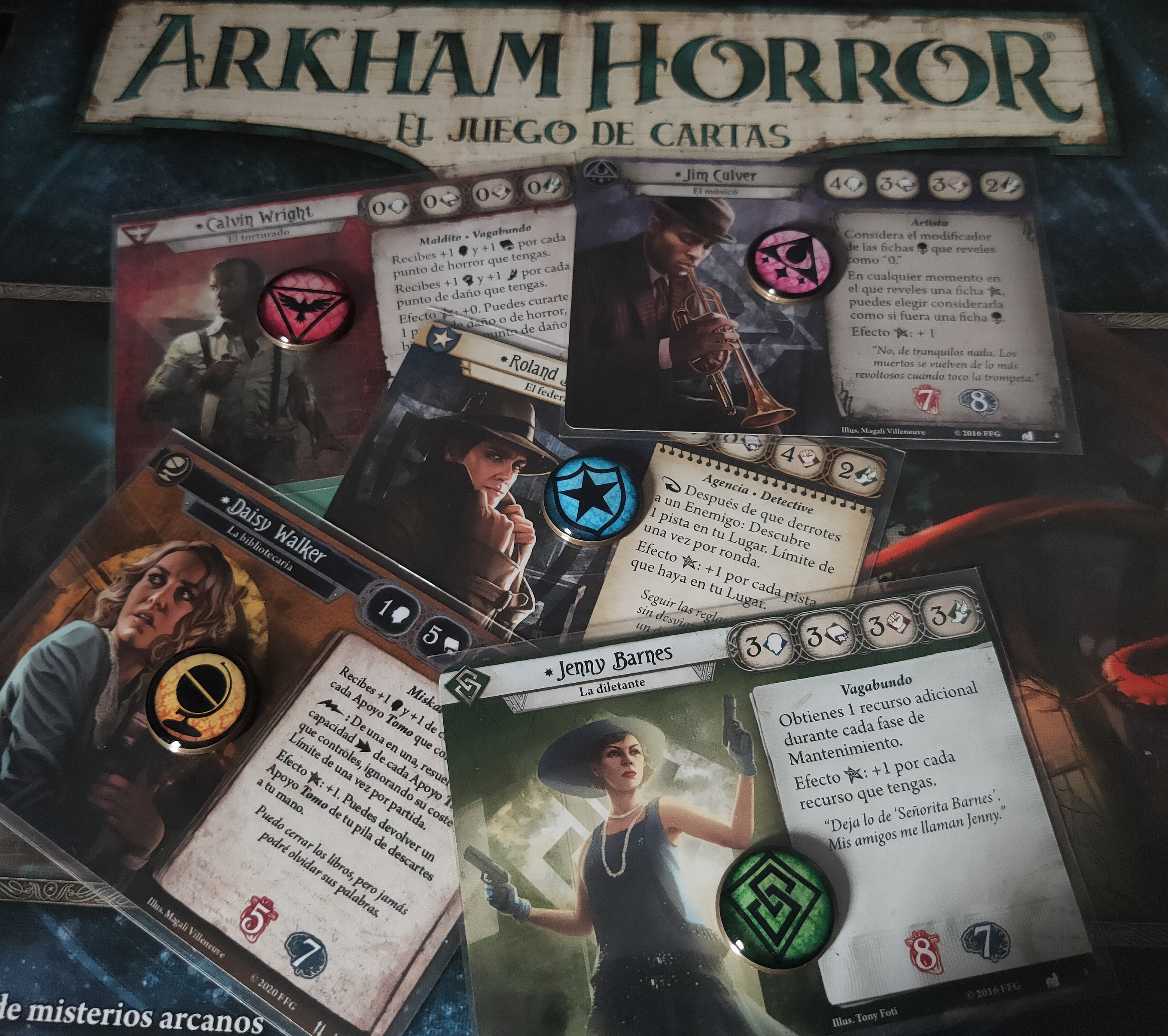Mystic Tokens Arkham Horror LCG - Etsy UK