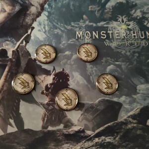 Monster Hunter World Elemental Damage Tokens - Etsy