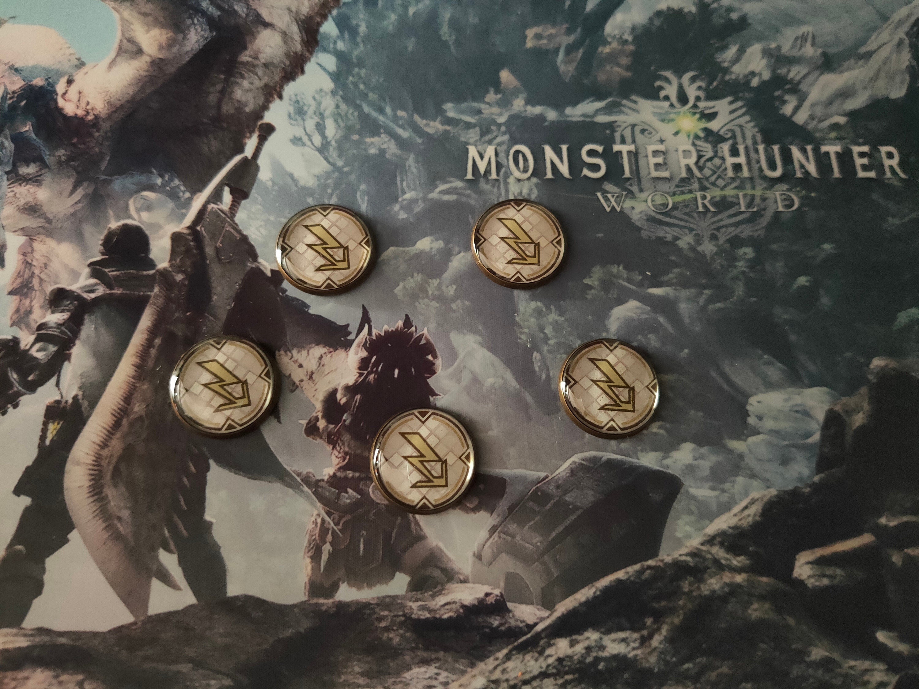 Monster Hunter World Elemental Damage Tokens - Etsy