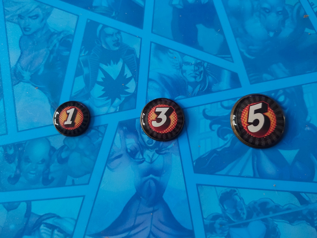 Marvel Champions LCG Damage Tokens 16mm/20mm/25mm - Etsy