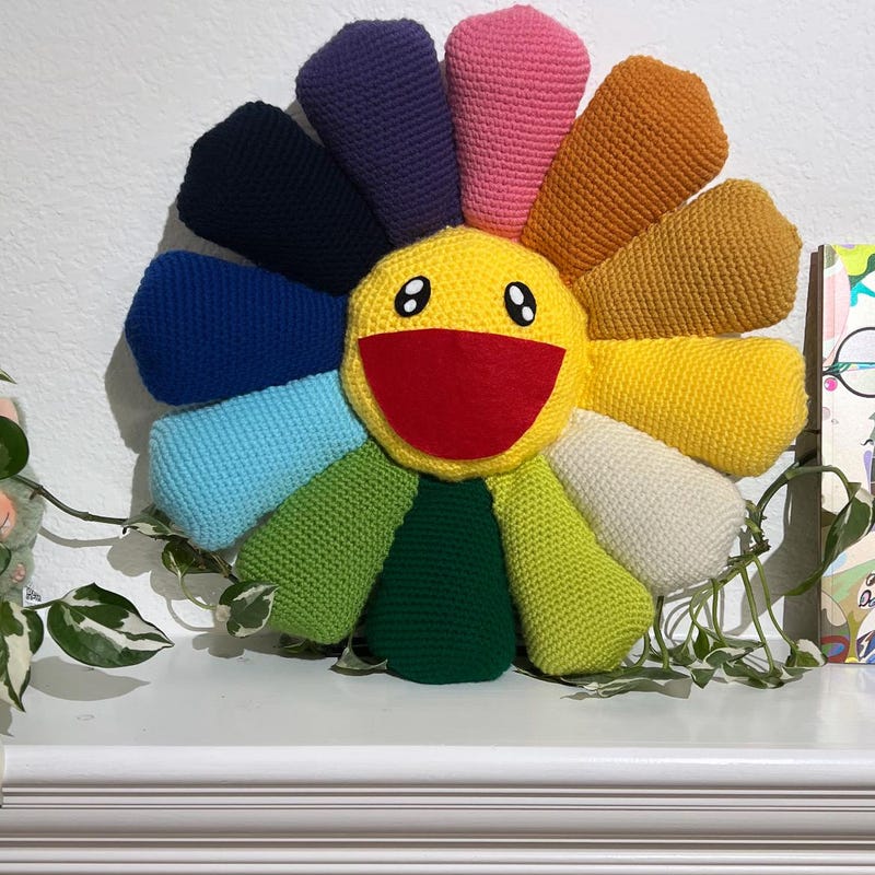 Smiley Face Pillow - Etsy