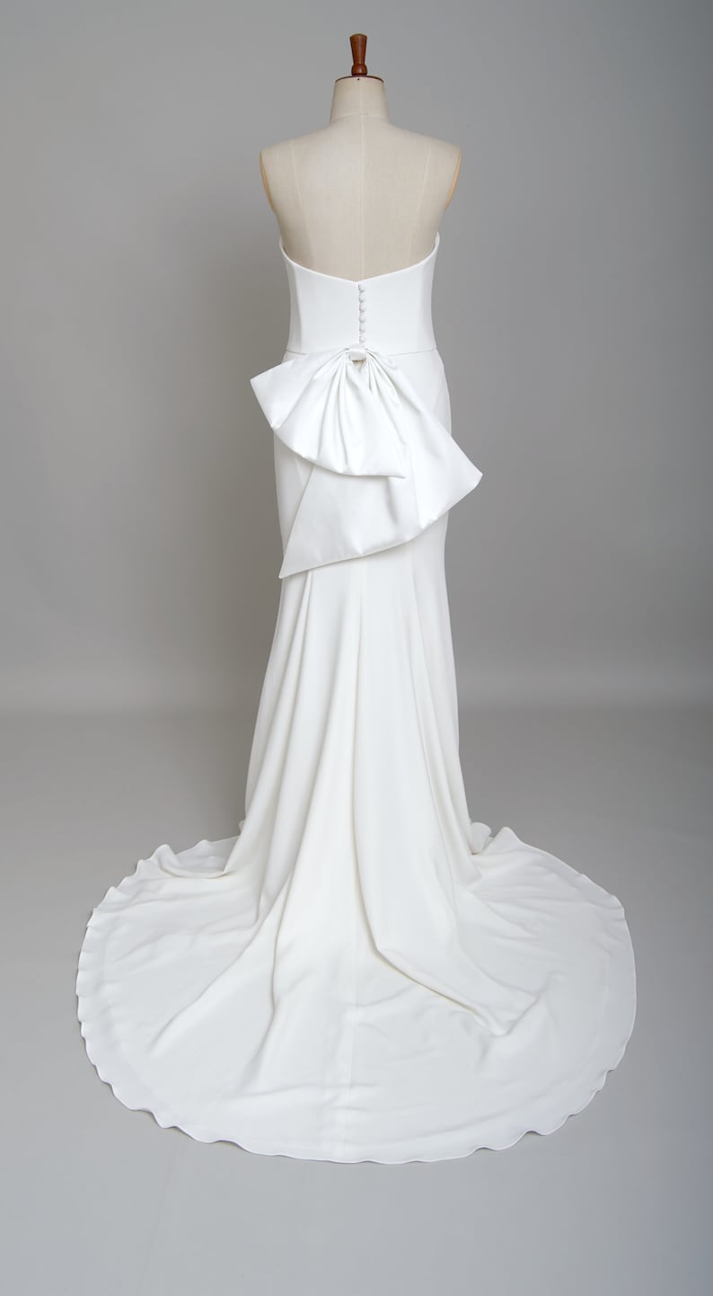 Roxy Detachable Wedding Dress Bow Wedding Bow Bridal Bow - Etsy