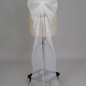 Sky Detachable Wedding Dress Bow, Wedding Bow, Bridal Bow, Large ...