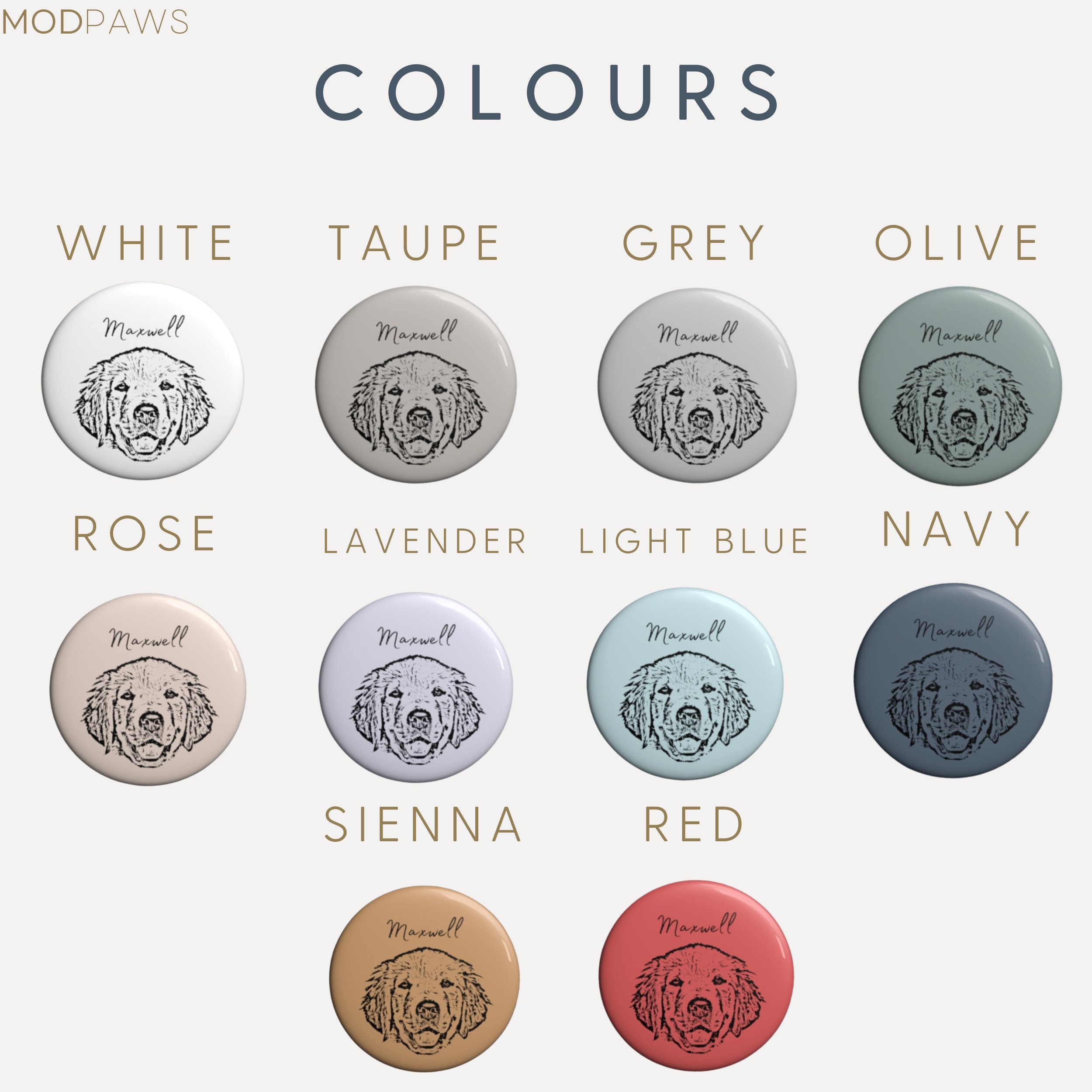 Custom Pet Pin Using Pet Photo Name Custom Dog Name | Etsy