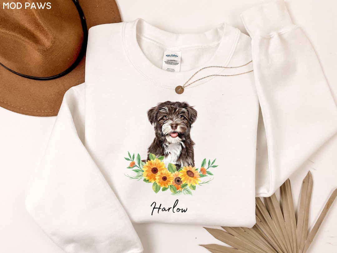 Custom Pet Sweater Using Pet Photo + Name Custom Dog Portrait Sweater ...