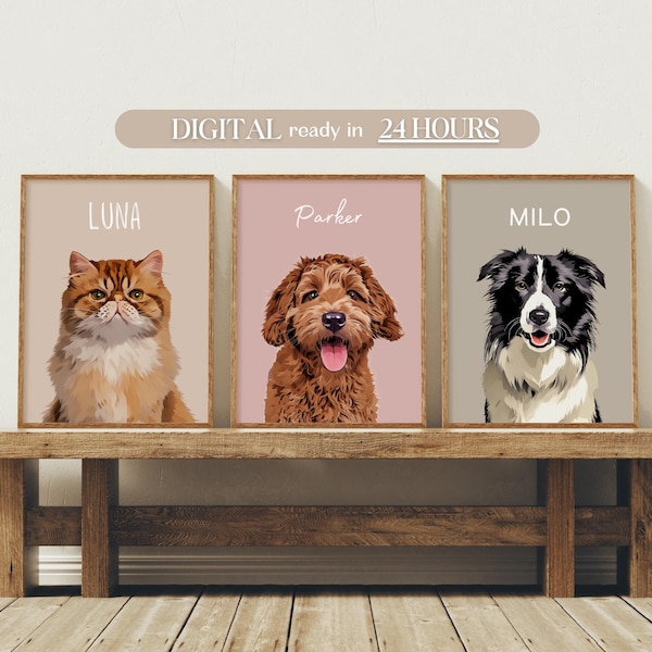 Custom Dog Poster - Etsy