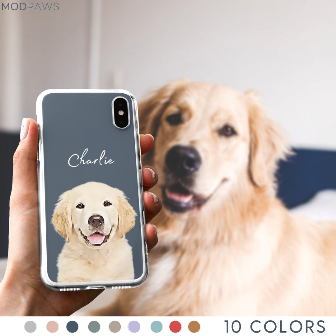 Custom Pet Phone Case Using Pet Photo Name Custom Dog Phone Case Custom Cat Phone Case ...