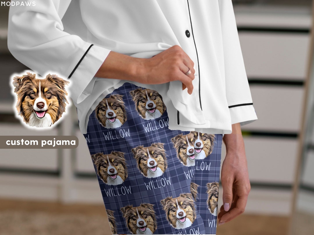 Custom Pet Pajamas Using Pet Photo + Name Personalized Dog Pajamas ...