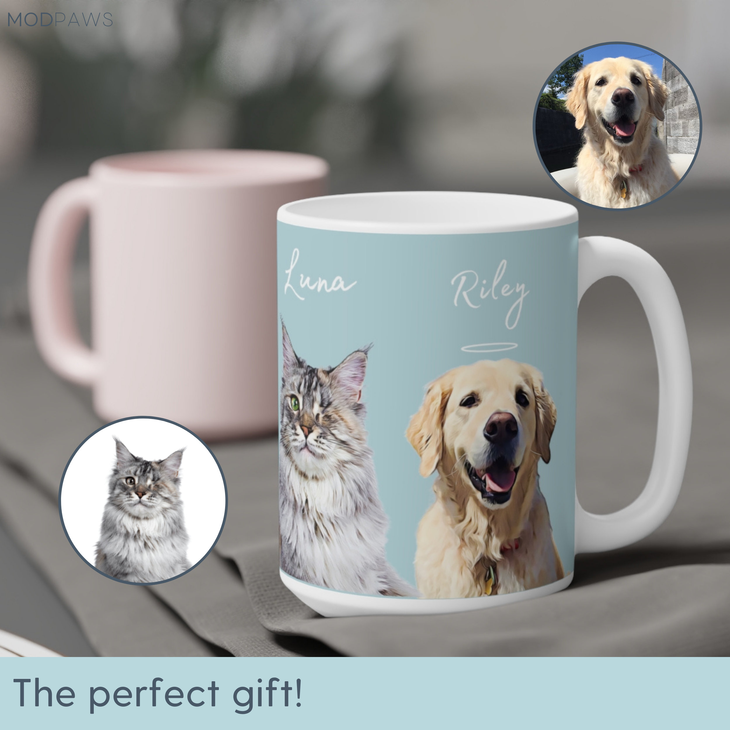 Custom Pet Mug Using Pet Photo Name Custom Dog Mug Dog - Etsy Canada