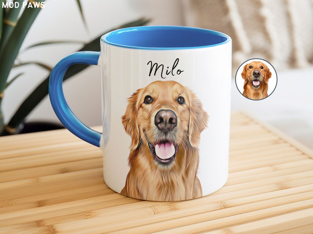 Custom Pet Mug Using Pet Photo Name Custom Dog Mug Dog Coffee Cup ...