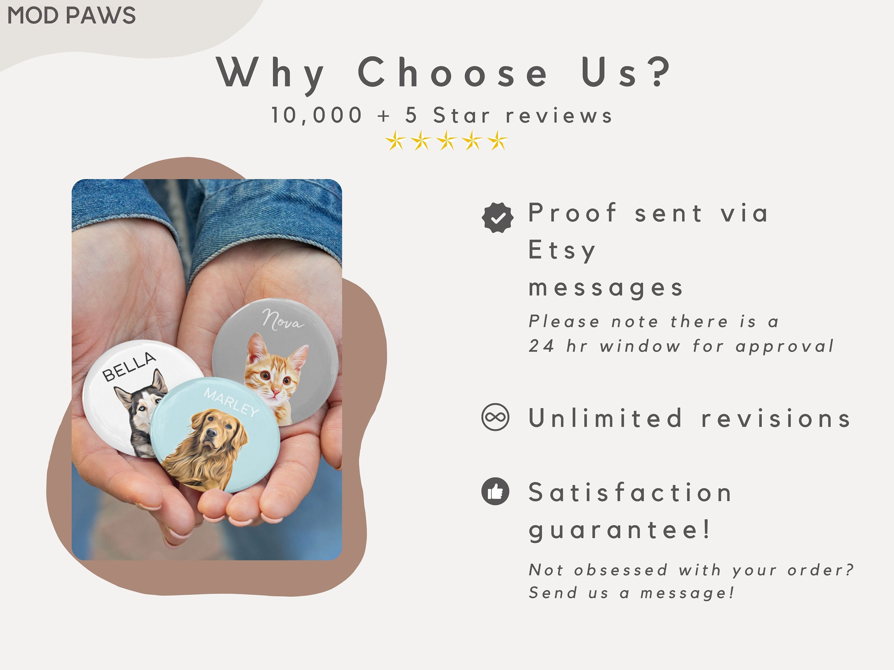 Custom Pin Using Pet Photo + Name Custom Dog Name Personalized Cat Pin ...