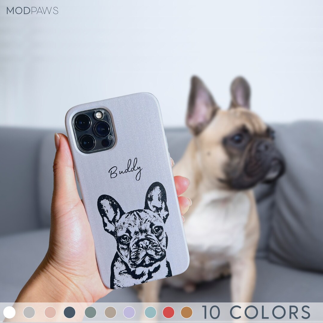 Custom Pet Phone Case Using Pet Photo + Name Custom Dog Phone Case ...