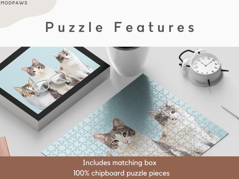 Custom Pet Puzzles Using Your Pet Photo Dog Jigsaw Canine Puzzle Best ...