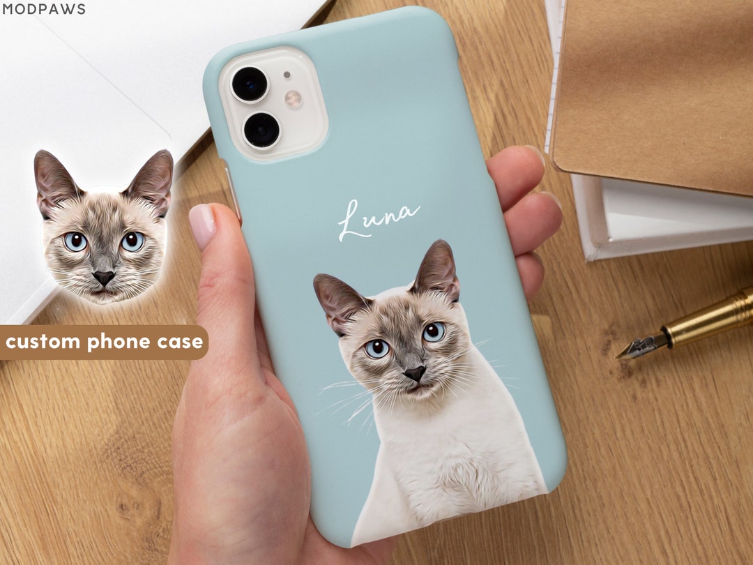 Custom Pet Phone Case Using Pet Photo + Name Custom Dog Phone Case ...