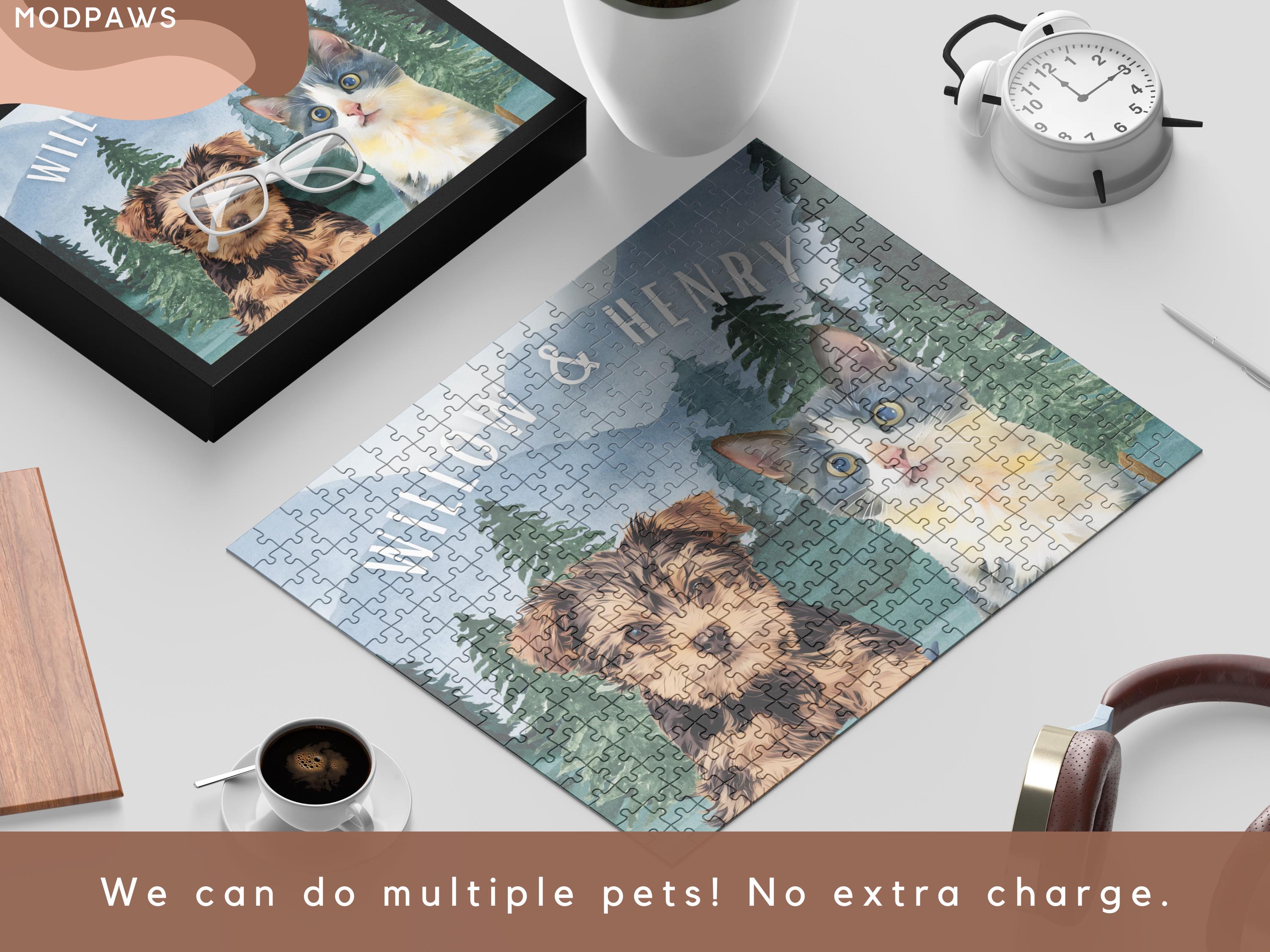 Custom Pet Puzzles Using Your Pet Photo Dog Jigsaw Canine Puzzle Best ...