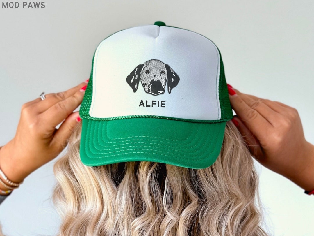 Custom EMBROIDERED Pet Hat Using Pet Photo Personalized Dog Hat Custom ...
