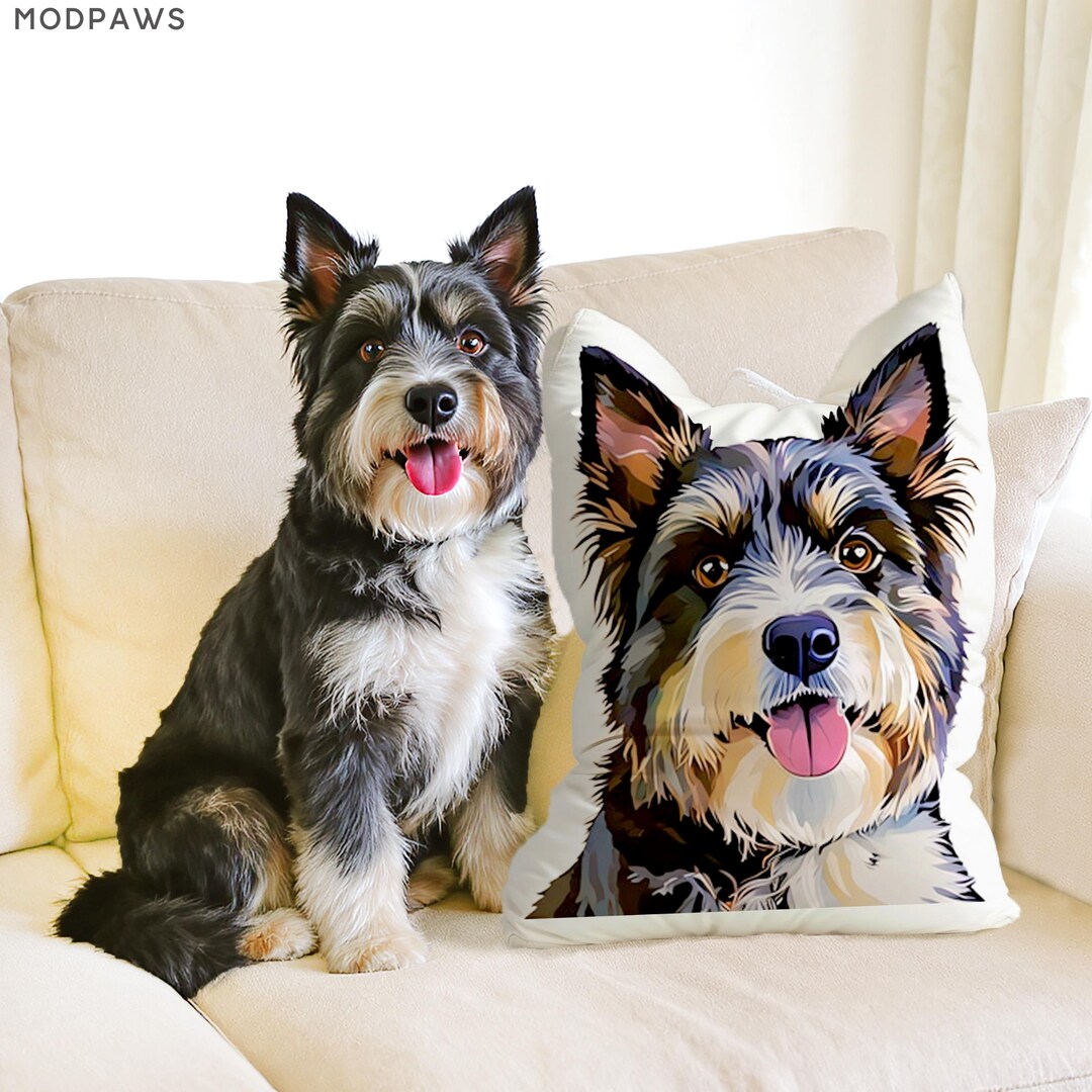 Custom Pet Pillow Using Pet Photo Custom Shaped Cat Dog Pillow Pet ...