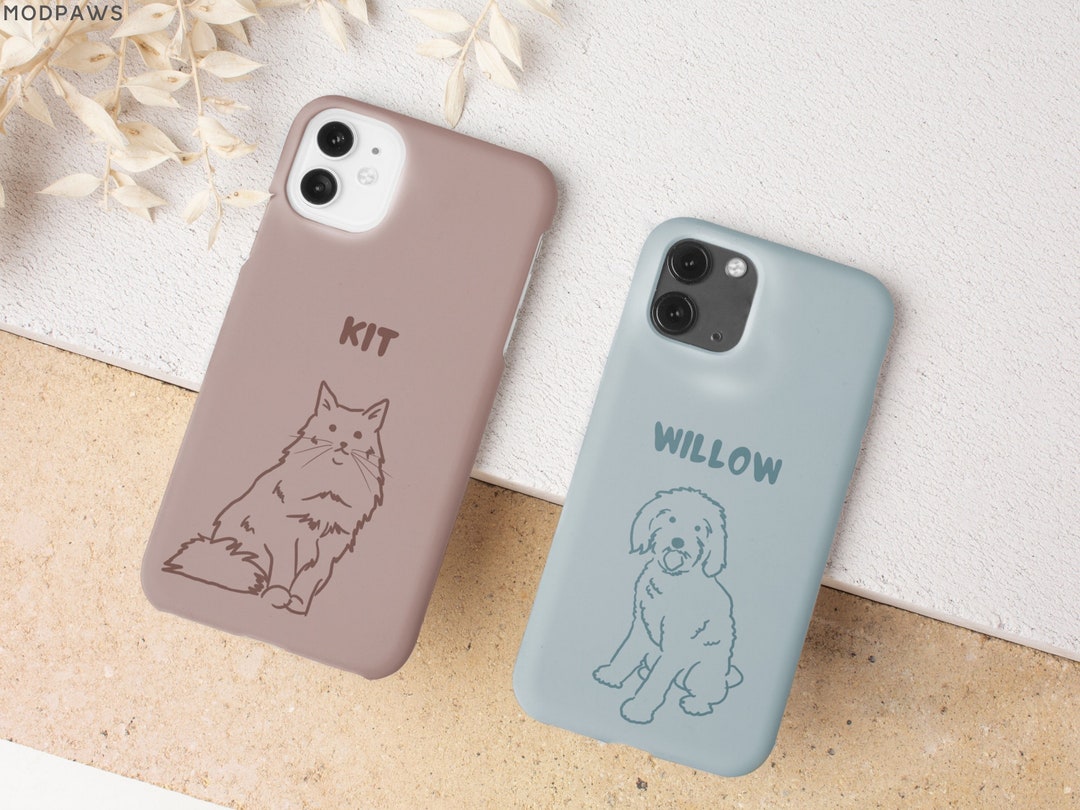 Custom Pet Phone Case Using Pet Photo Name Custom Dog Phone Case Custom ...