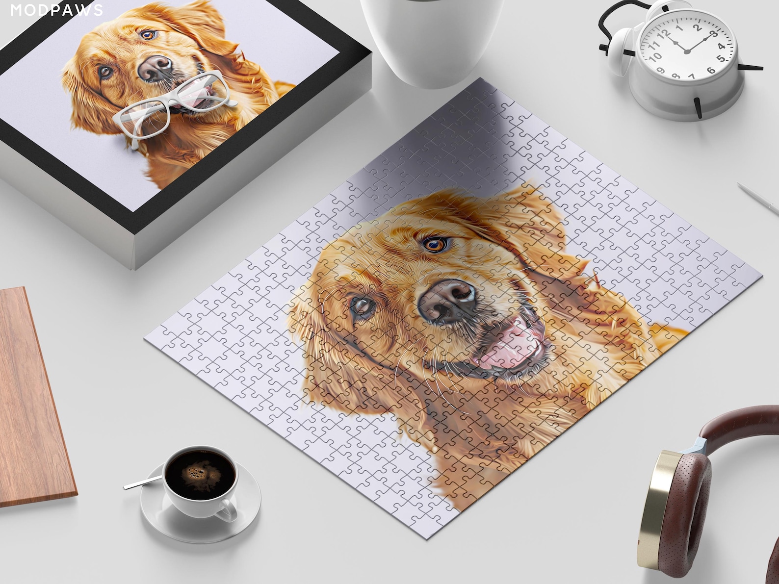Custom Pet Puzzles Using Your Pet Photo Dog Jigsaw Canine Puzzle Best ...