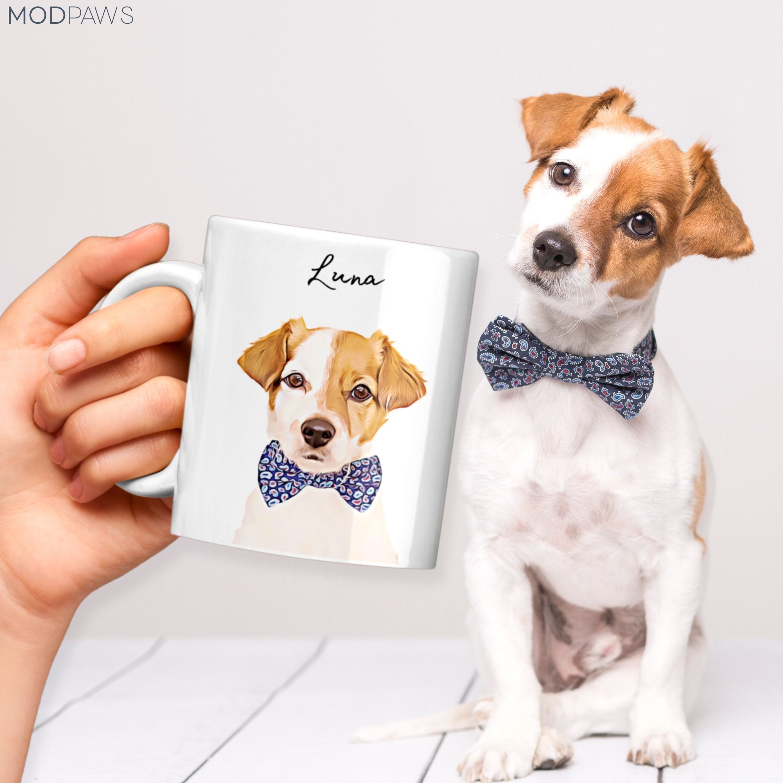 Custom Pet Mug Using Pet Photo Name Custom Dog Mug Dog - Etsy Australia