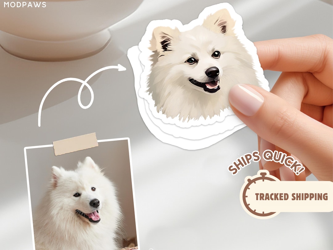 Custom Custom Dog Sticker Using Your Pet Photo Personalized Pet ...