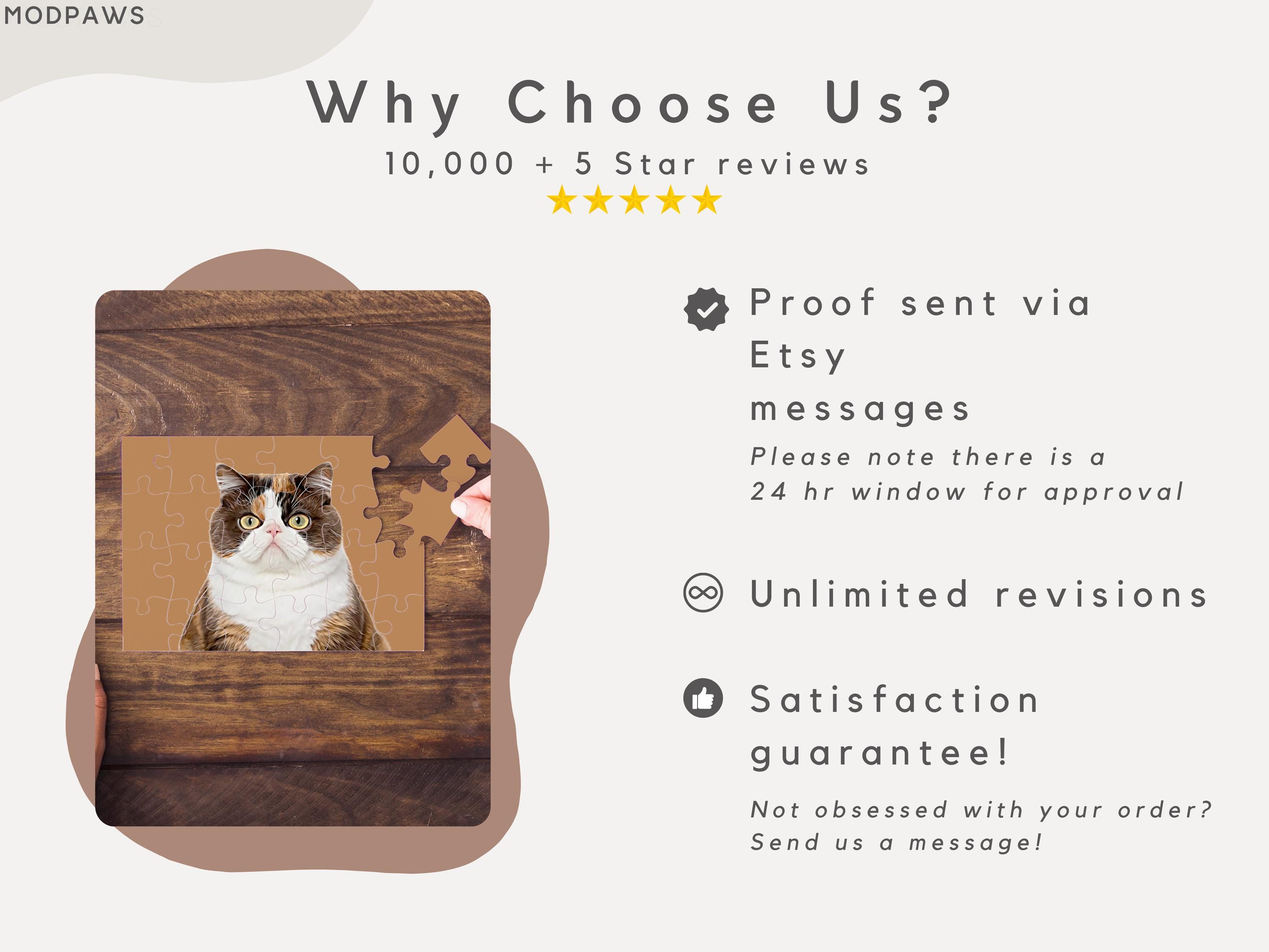 Custom Pet Puzzles Using Your Pet Photo Dog Jigsaw Canine Puzzle Best ...