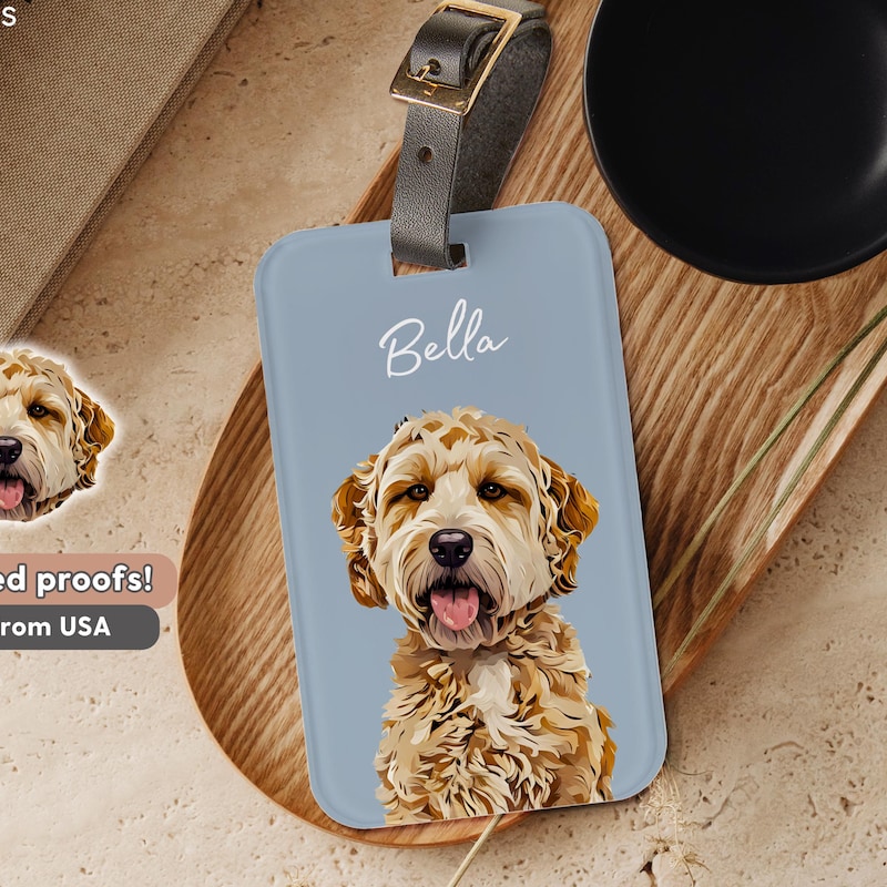 Custom Photo Name Tag - Etsy