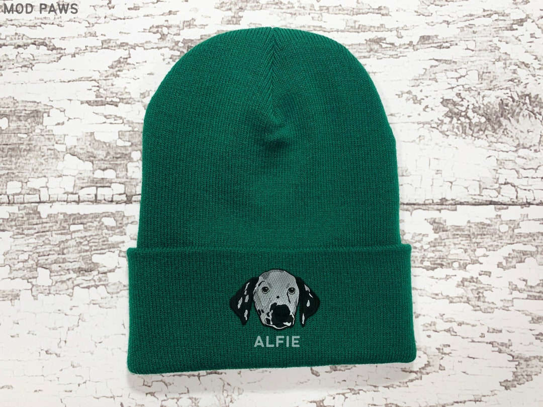 Custom Pet Beanie Using Pet Photo Personalized Dog Winter Hat Custom ...