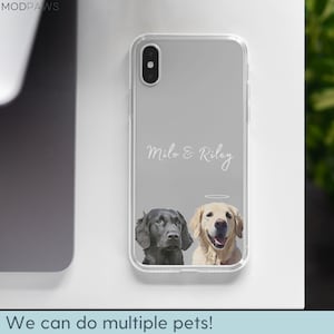 Custom Pet Phone Case Using Pet Photo Name Custom Dog Phone Case Custom ...