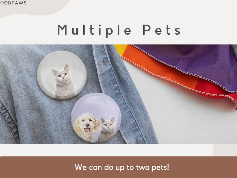 Custom Pin Using Pet Photo + Name Custom Dog Name Personalized Cat Pin ...